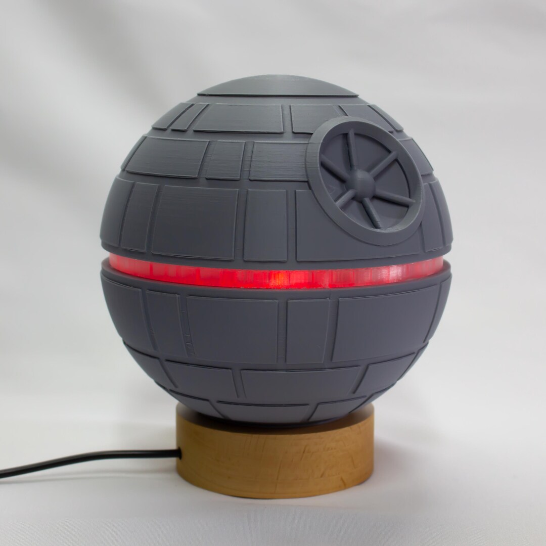 Star Wars Death Star Illuminated With RGB LED - Etsy
