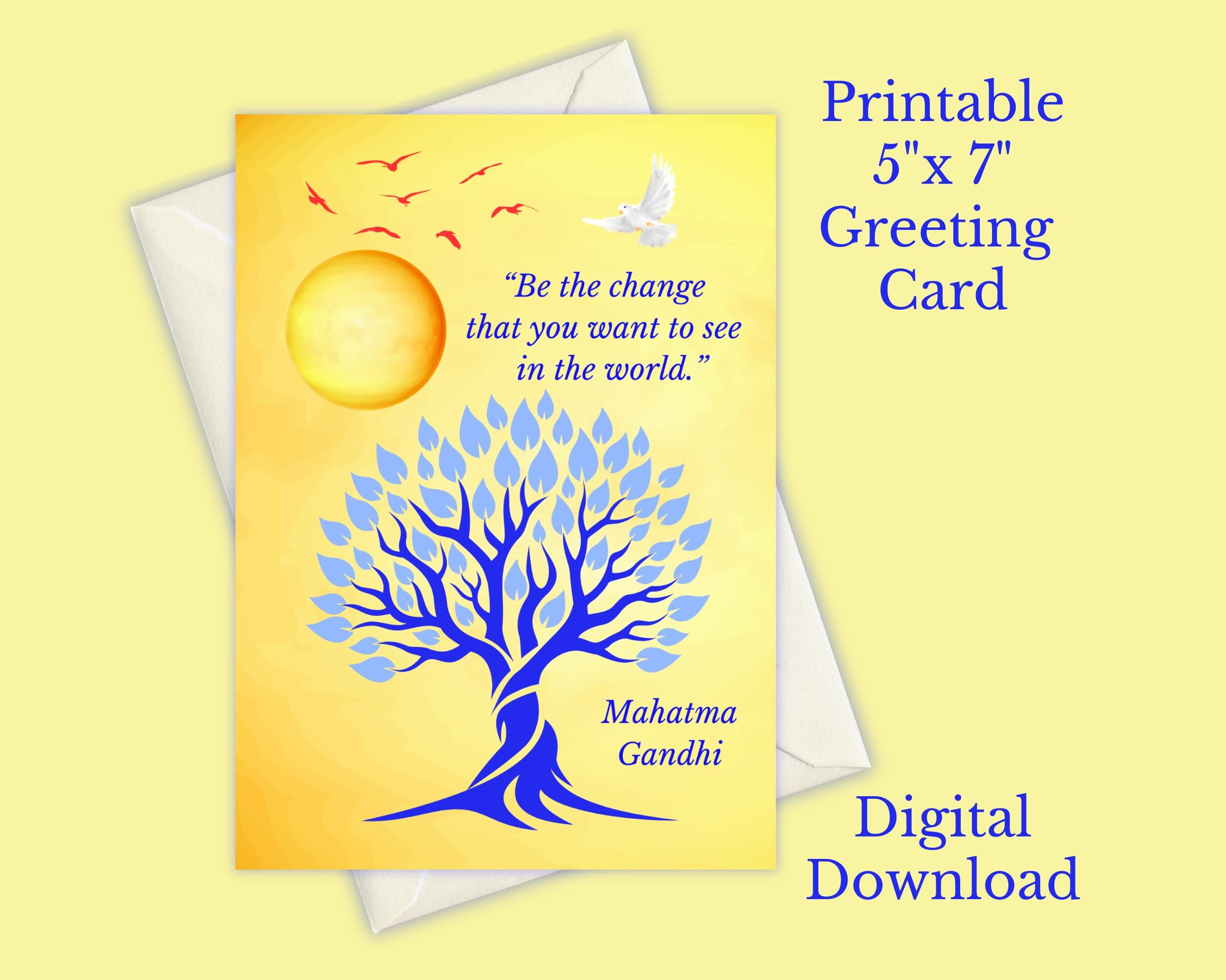 Digital Download Greeting, Writing Card, Note Card, All Occasion Card ...