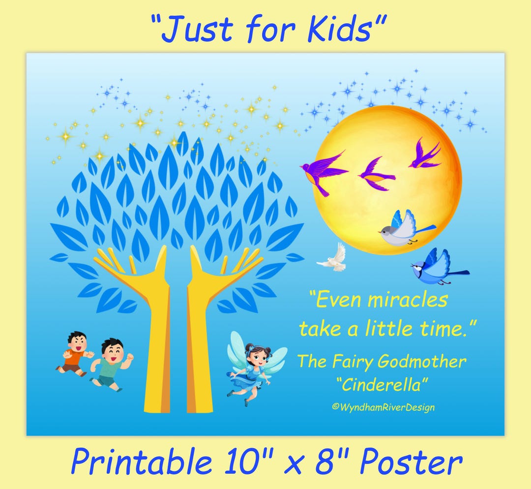 Kids Posters 10x8, Art for Kids, Positive Affirmation, Kids Room Decor ...