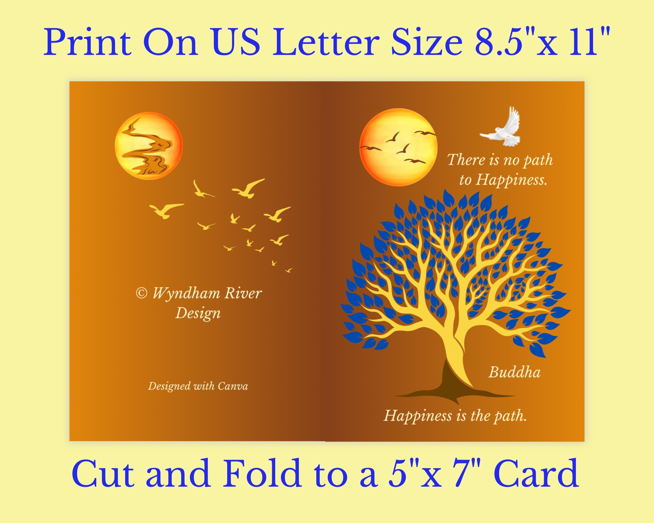 Digital Download Greeting, Writing Card, Stationery, All Occasion Card ...