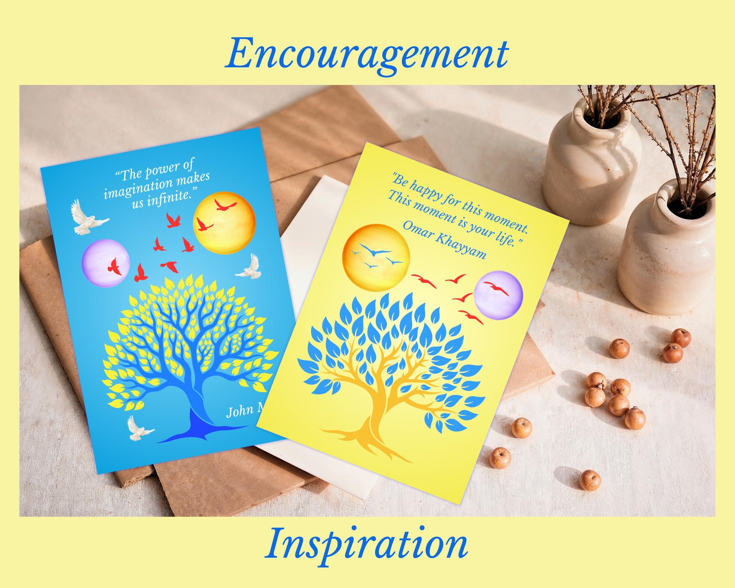 Inspirational Greeting Card, Be Happy Quote (digital Download ...