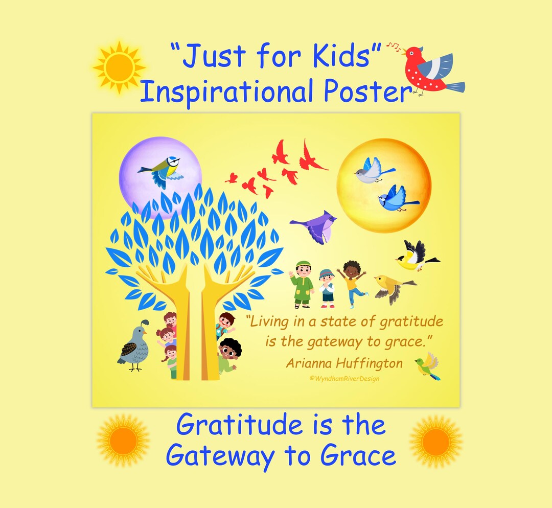 Inspirational Kids Poster, Printable 10x8, Kids Encouragement Poster ...