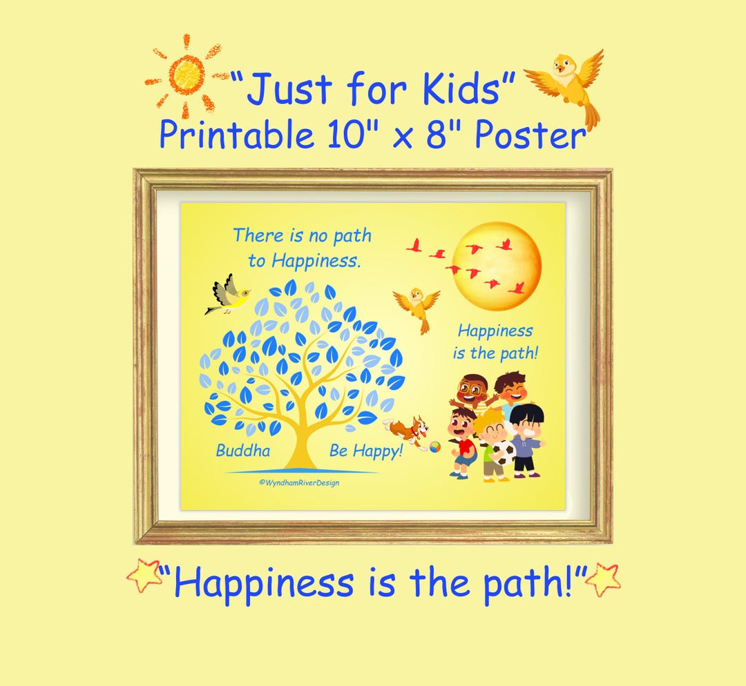 Inspirational Kids Poster, Printable 10x8, Kids Encouragement Poster ...