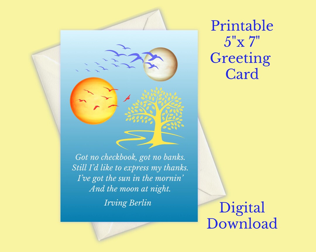 Inspirational Greeting Card, Inspirational Note Card, Writing Card ...