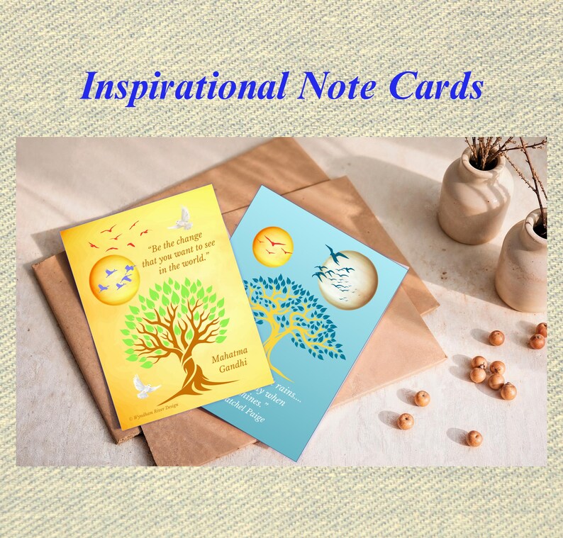 Inspirational Quote Cards: Printable Encouragement Notes (digital ...