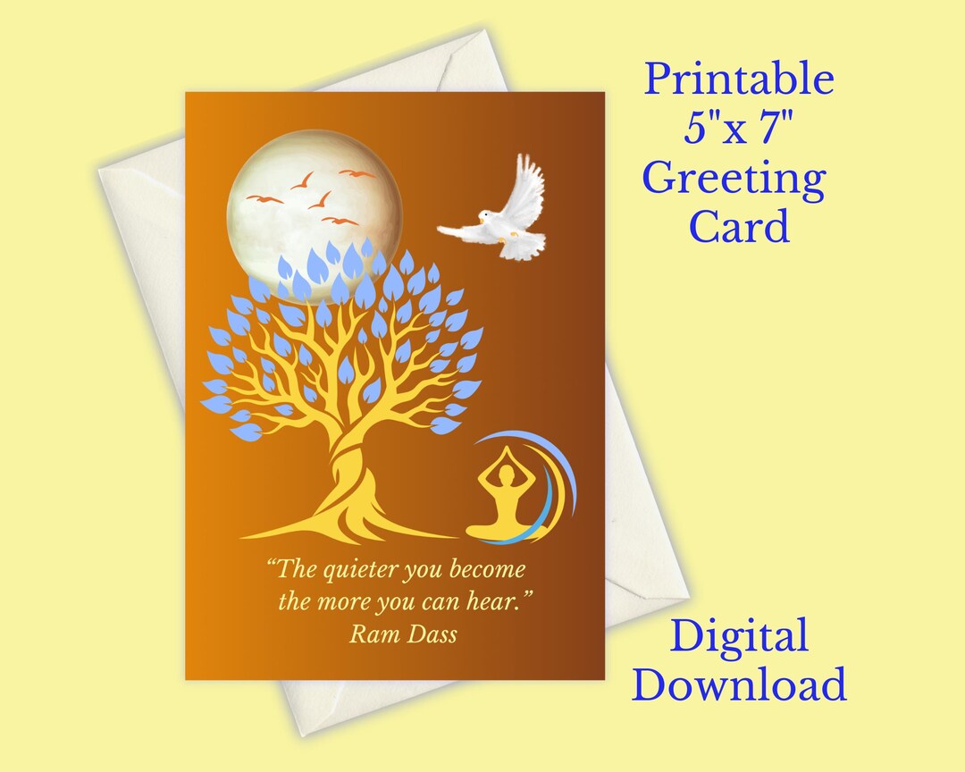 Inspirational Greeting Card, Inspirational Note Card, Writing Card ...