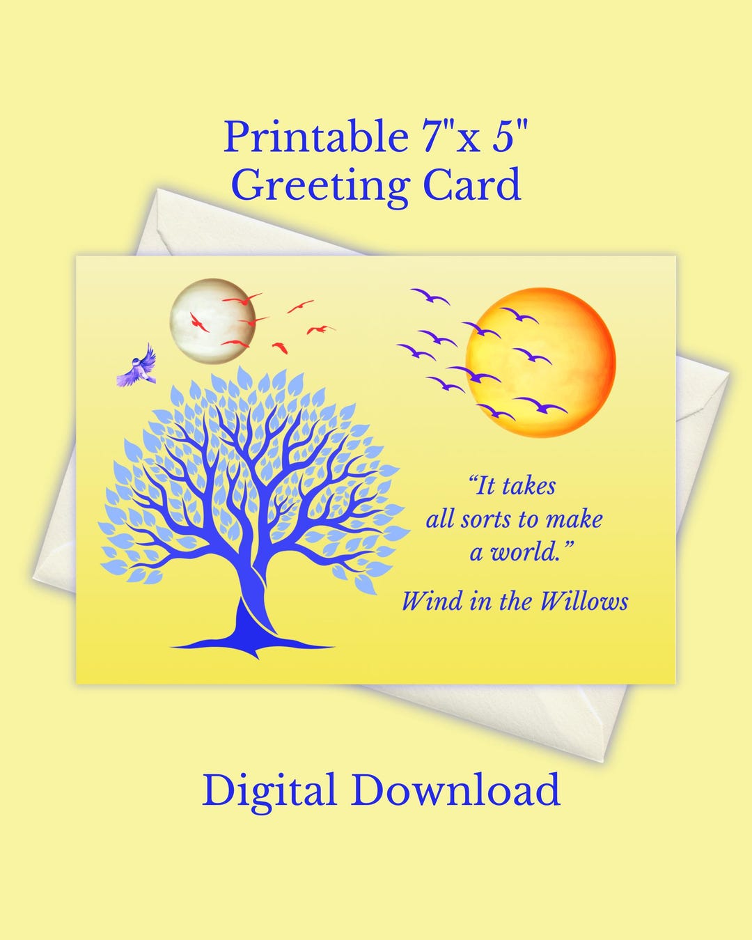 Inspirational Greeting Card, Inspirational Note Card, Writing Card ...