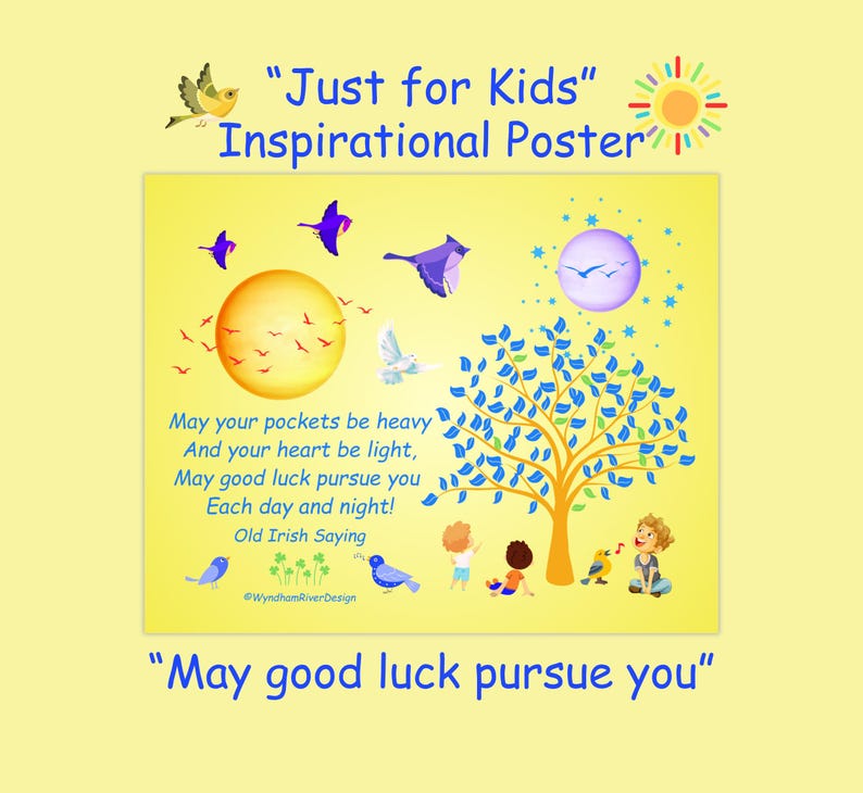 Inspirational Kids Posters, 10x8, Kids Encouragement Posters, Positive ...