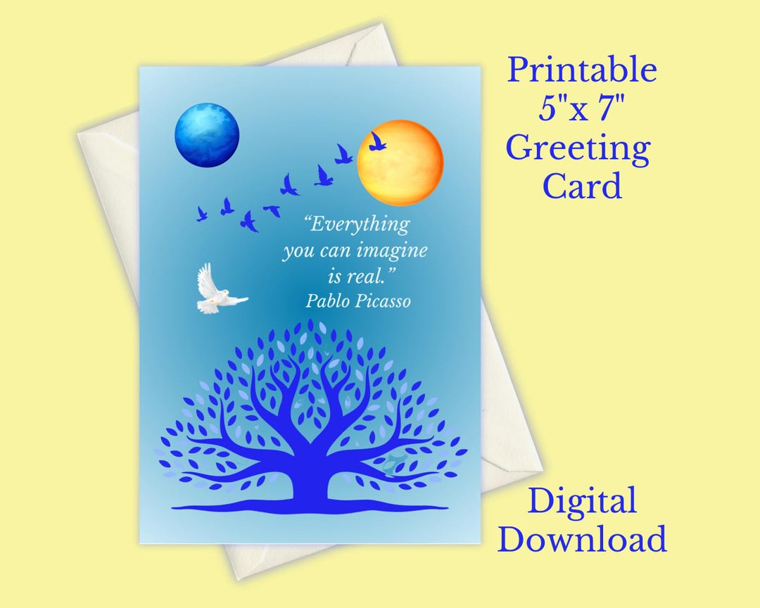 Inspirational Greeting Card, Inspirational Note Card, Writing Card ...