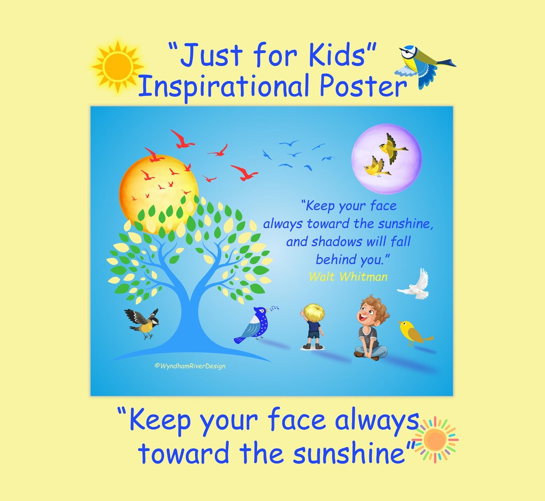Inspirational Posters for Kids, 10x8, Encouragement Posters for Kids ...