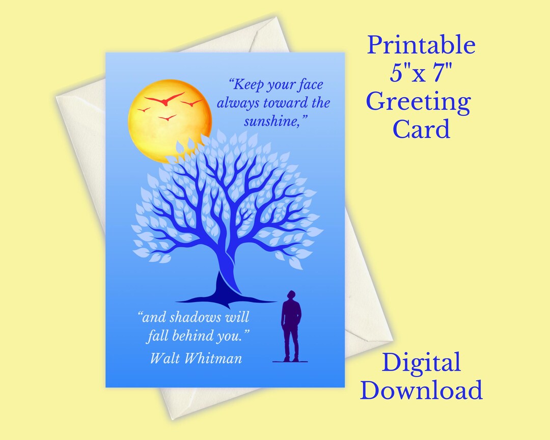 Inspirational Greeting Card, Inspirational Note Card, Writing Card ...