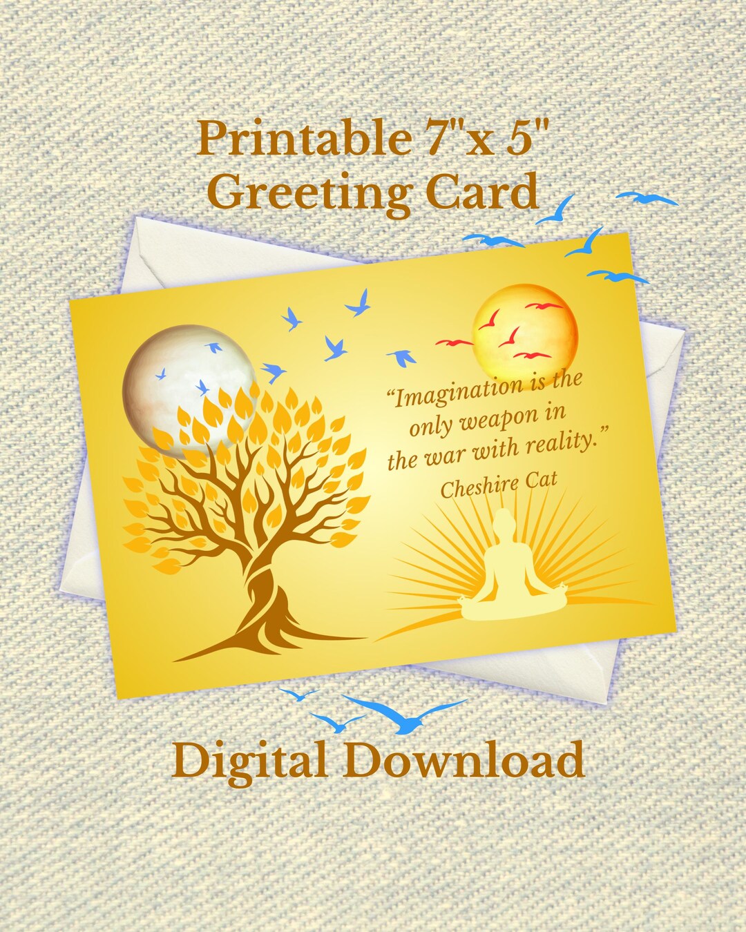 Inspirational Greeting Card, Inspirational Note Card, Writing Card ...