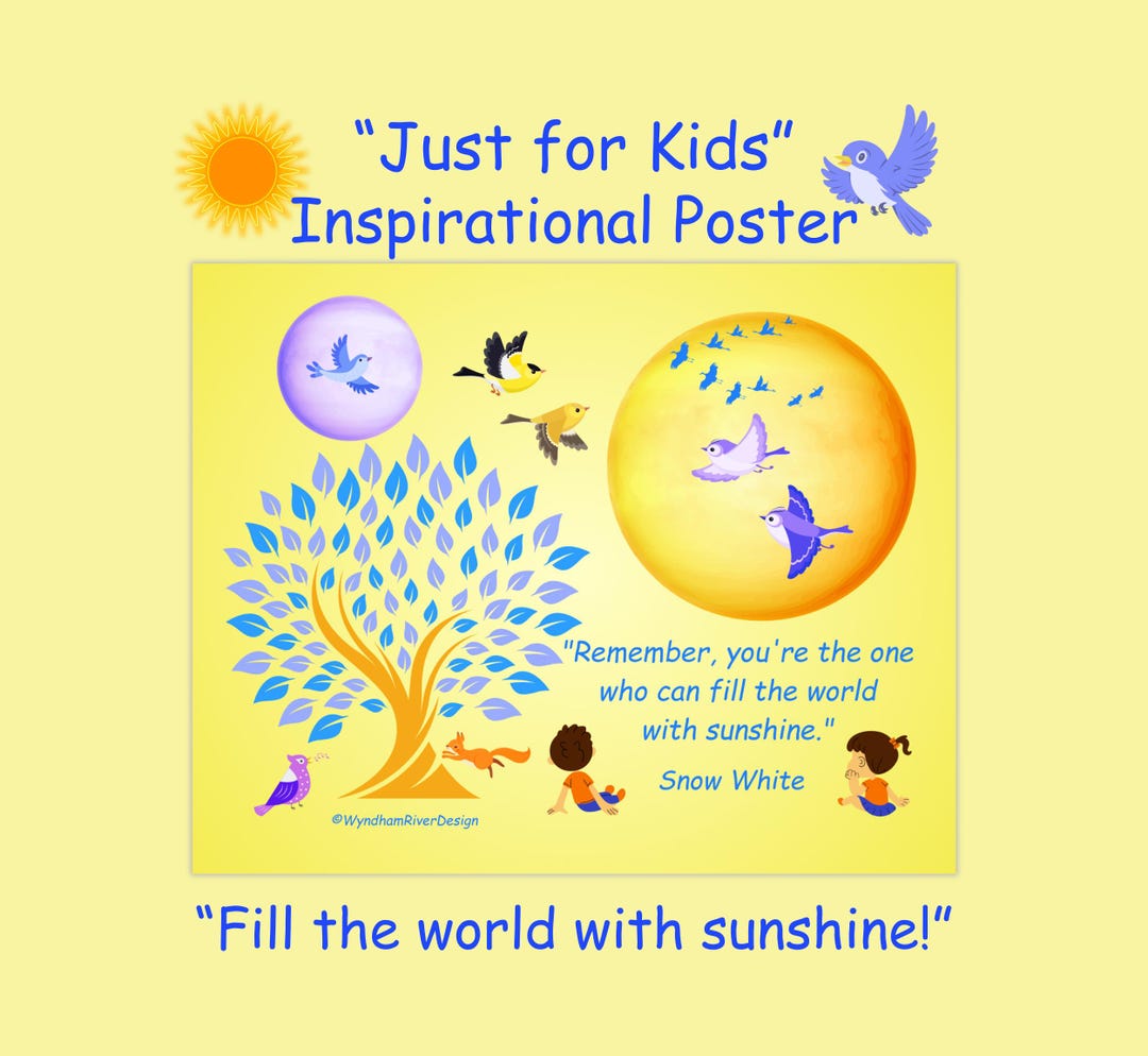 Inspirational Posters for Kids, 10x8, Encouragement Posters for Kids ...