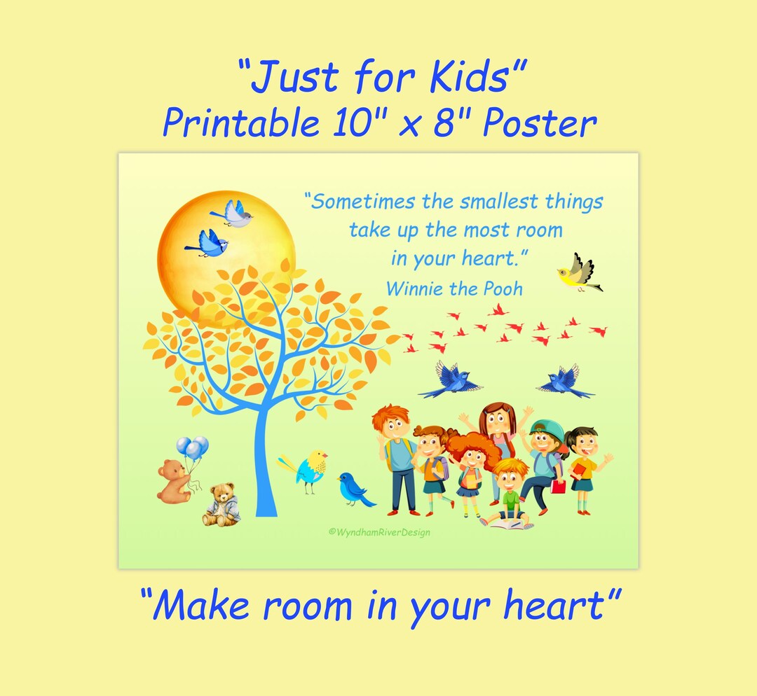 Inspirational Kids Posters, 10x8, Positive Affirmation, Art for Kids ...