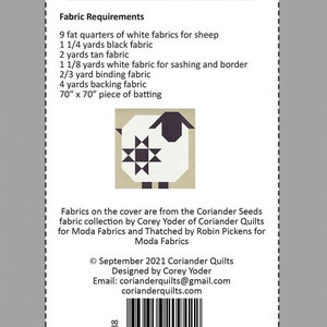 Wooly Stars Sheep Quilt Pattern From Coriander Quilts by Corey Yoder in ...