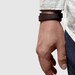Crossover Wrist Ruler - 15" - Medium Brown Leather! Metric & Inches W ...