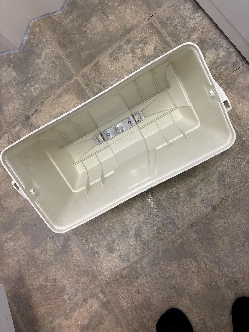 Vintage Hard Shell, Sewing Machine Case- Fits Full Size Standard Sewing ...