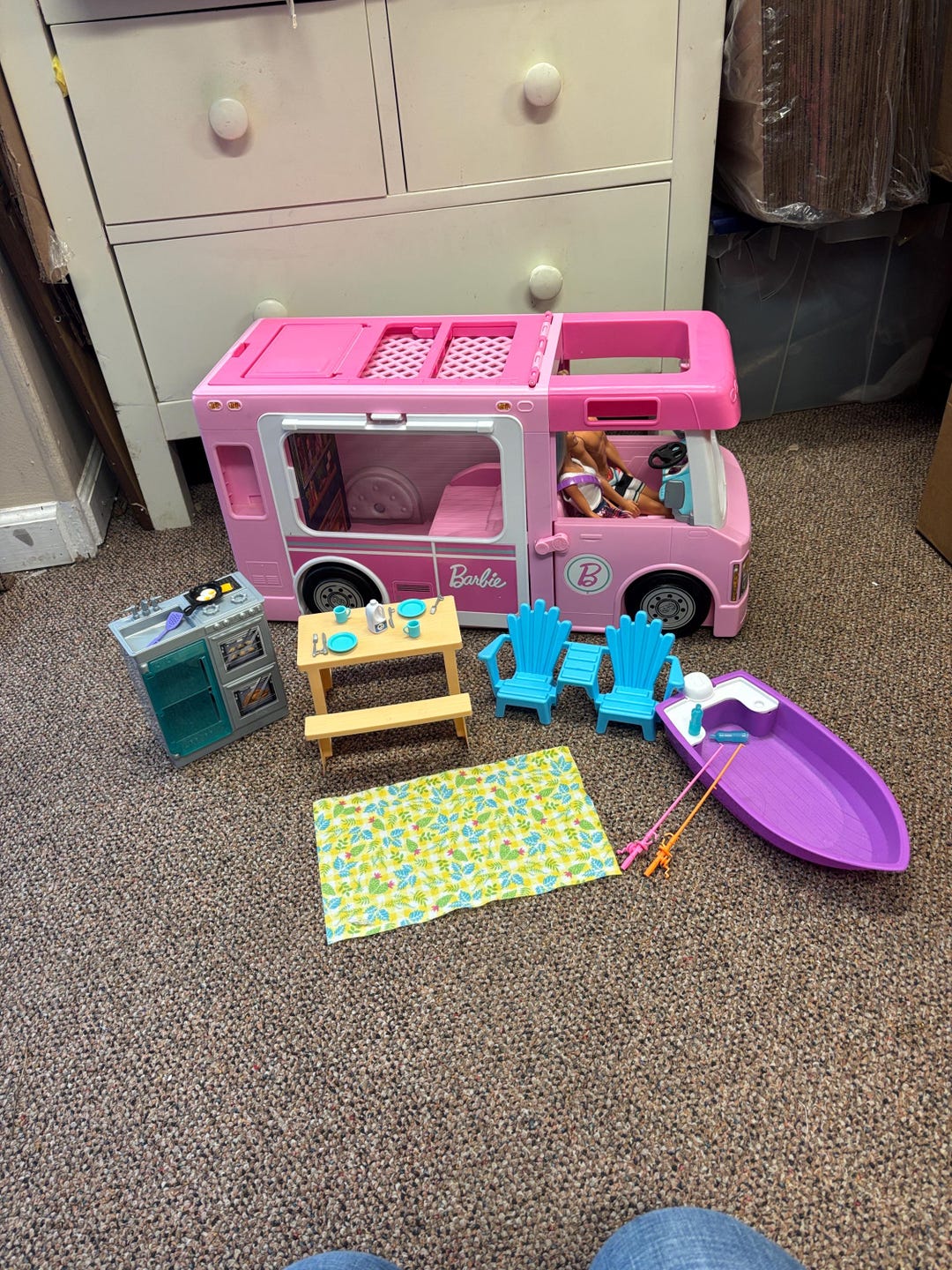 Barbie 3 in 1 Dream Camper RV Motorhome Detachable Vehicle Van Truck ...