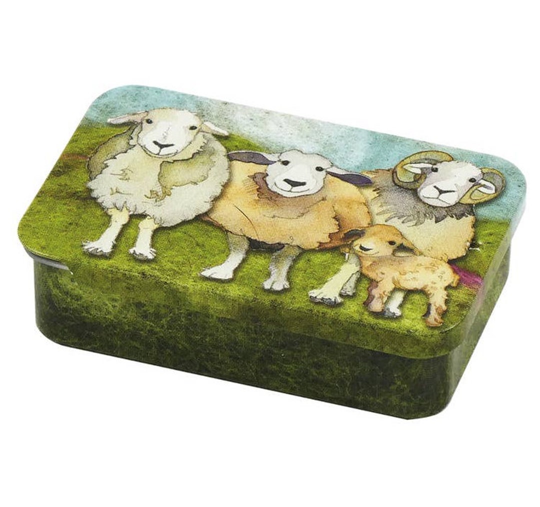Stitch Markers in Sheep Storage Tin- Adorable! - Etsy