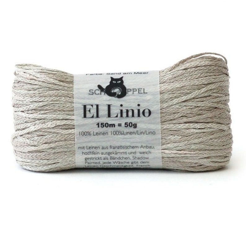 El Linio Yarn by Schoppel-wolle- 100% Linen- Dk Weight- 164 Yds/ Ball ...