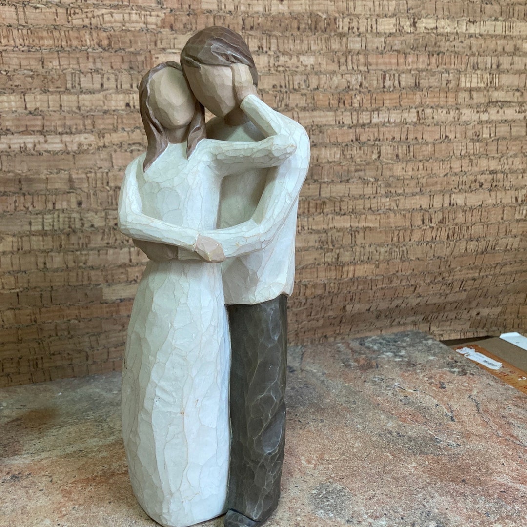 Willow Tree TOGETHER Man Women Couple Love 8" Figurine 2000 Demdaco ...