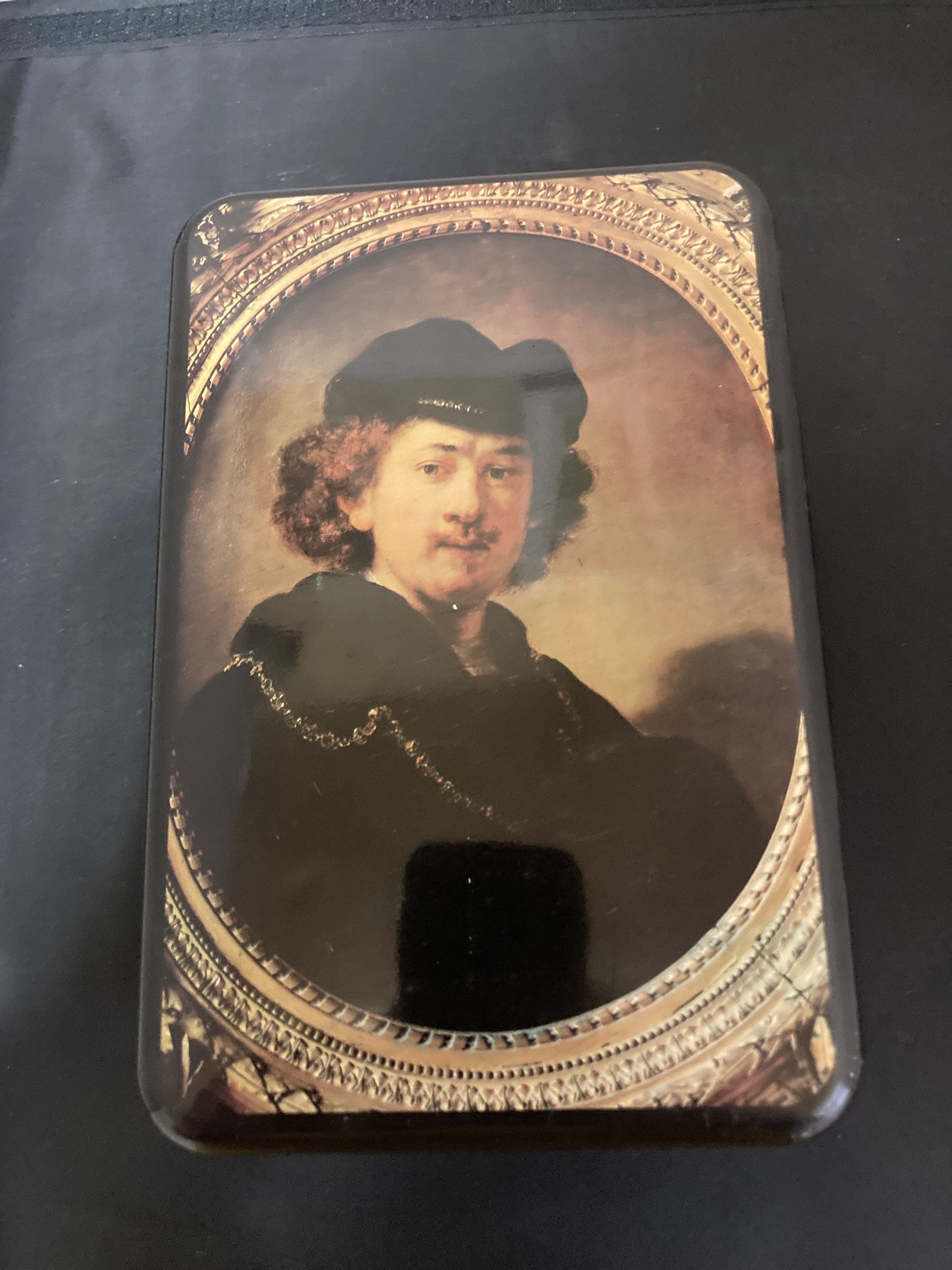 Massilly France Collectible Vintage Hinged Tin- Very Rare! Rembrandt - Etsy