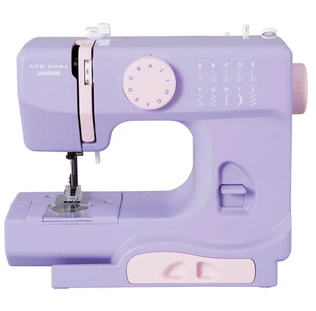 Janome Compact Sewing Machine Lady Lilac 525B W/ Pedal, Power Cord and ...
