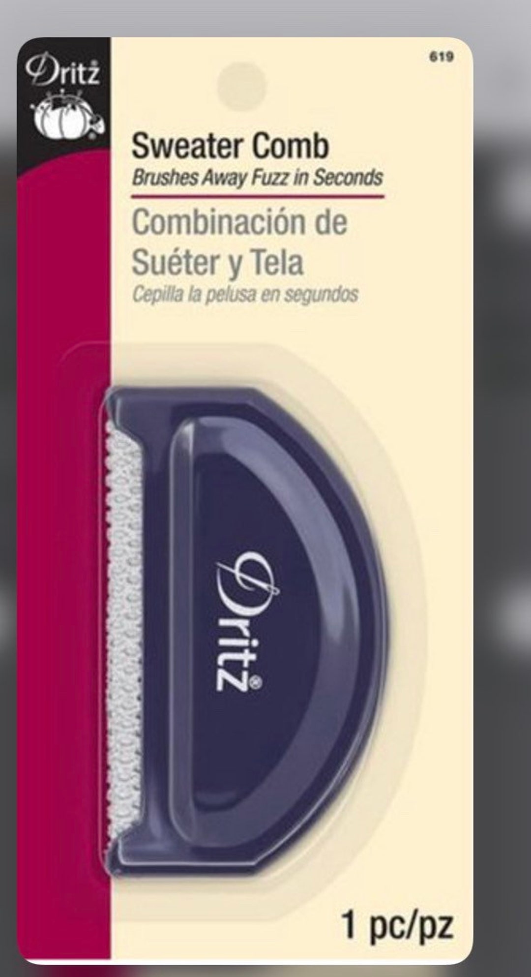 Dritz Sweater Comb-removes Pills and Fuzz From Knits Safely! - Etsy