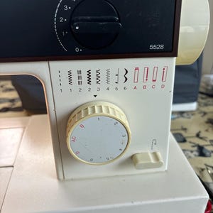Vintage Singer Model 5525 Sewing Machine Metal , Heavy Duty! Free Arm ...