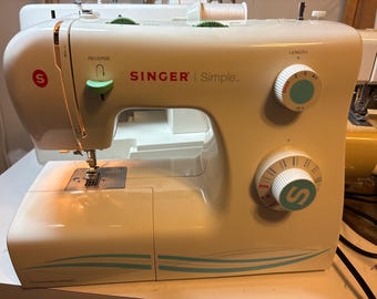 SINGER Simple 2263 Sewing Machine W/ Pedal, Extras! Works Great! 23 ...