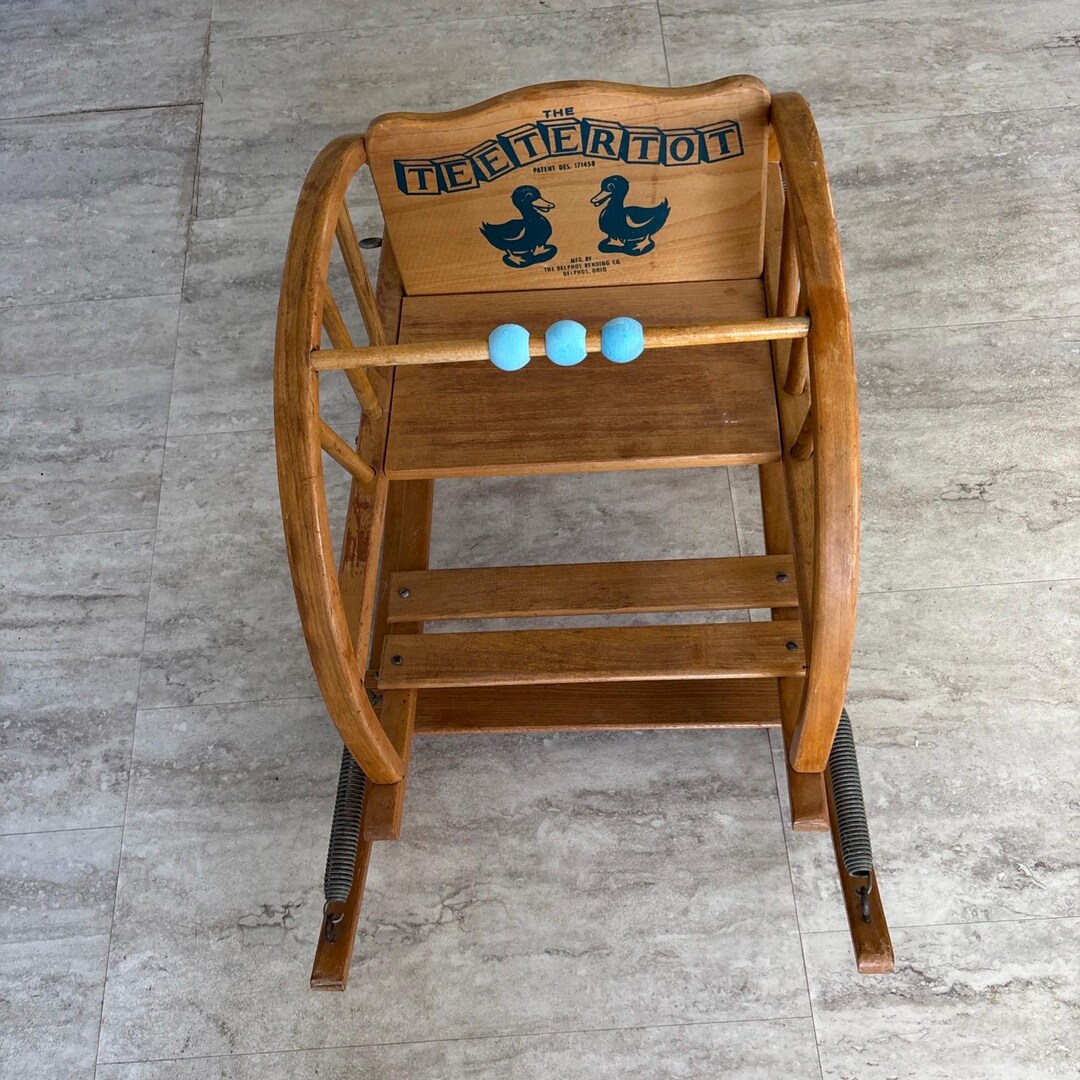 Mid Century Modern TEETERTOT Delphos Bending Co Rocking/bouncy Chair ...
