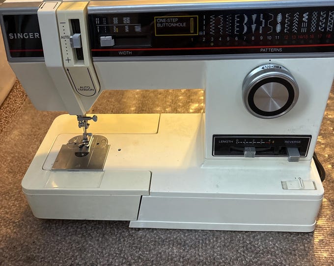 Vintage Singer Sewing Machine Model 6235 With Pedal, Extras, Working ...