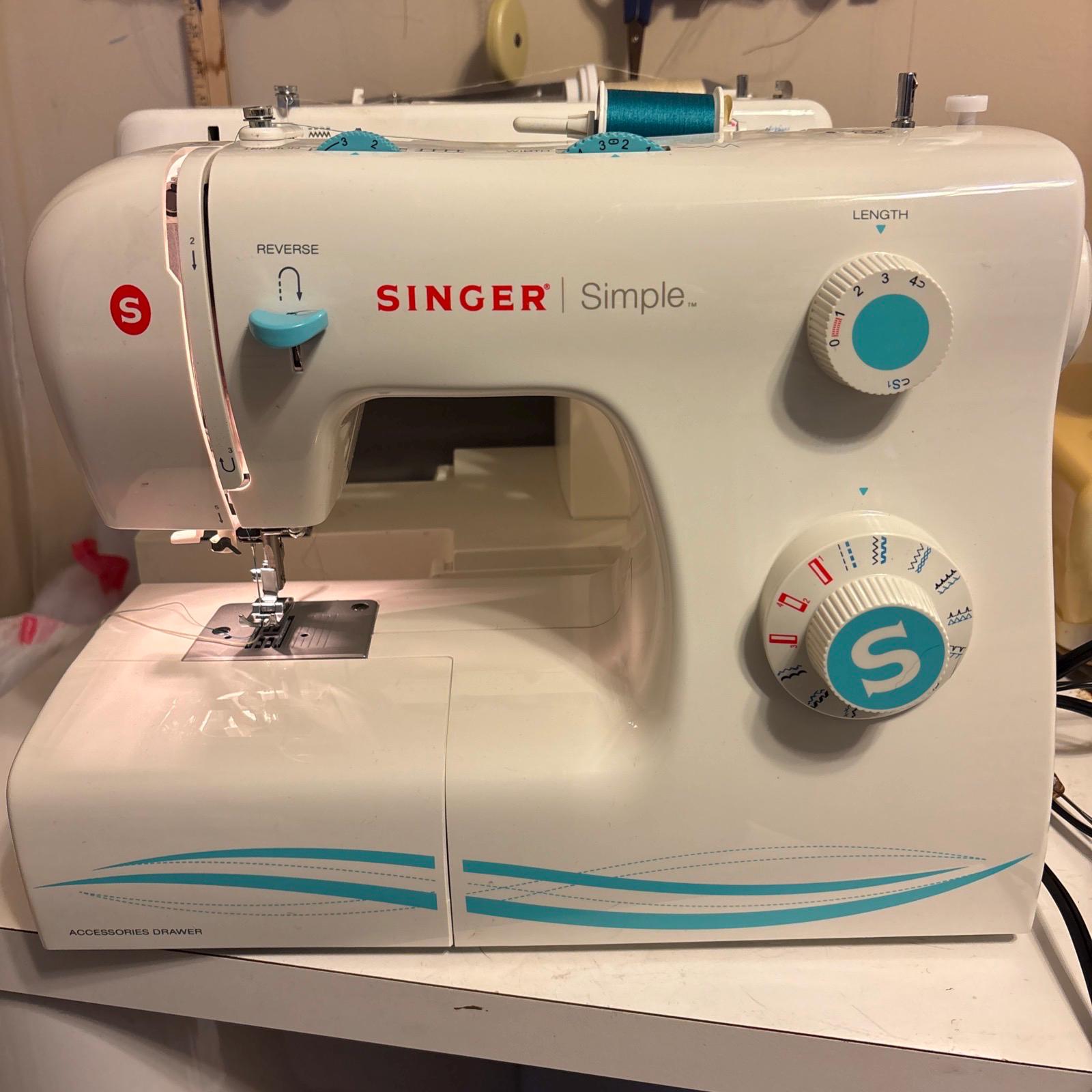 SINGER Simple 2263 Sewing Machine W/ Pedal, Extras! Works Great! 23 ...