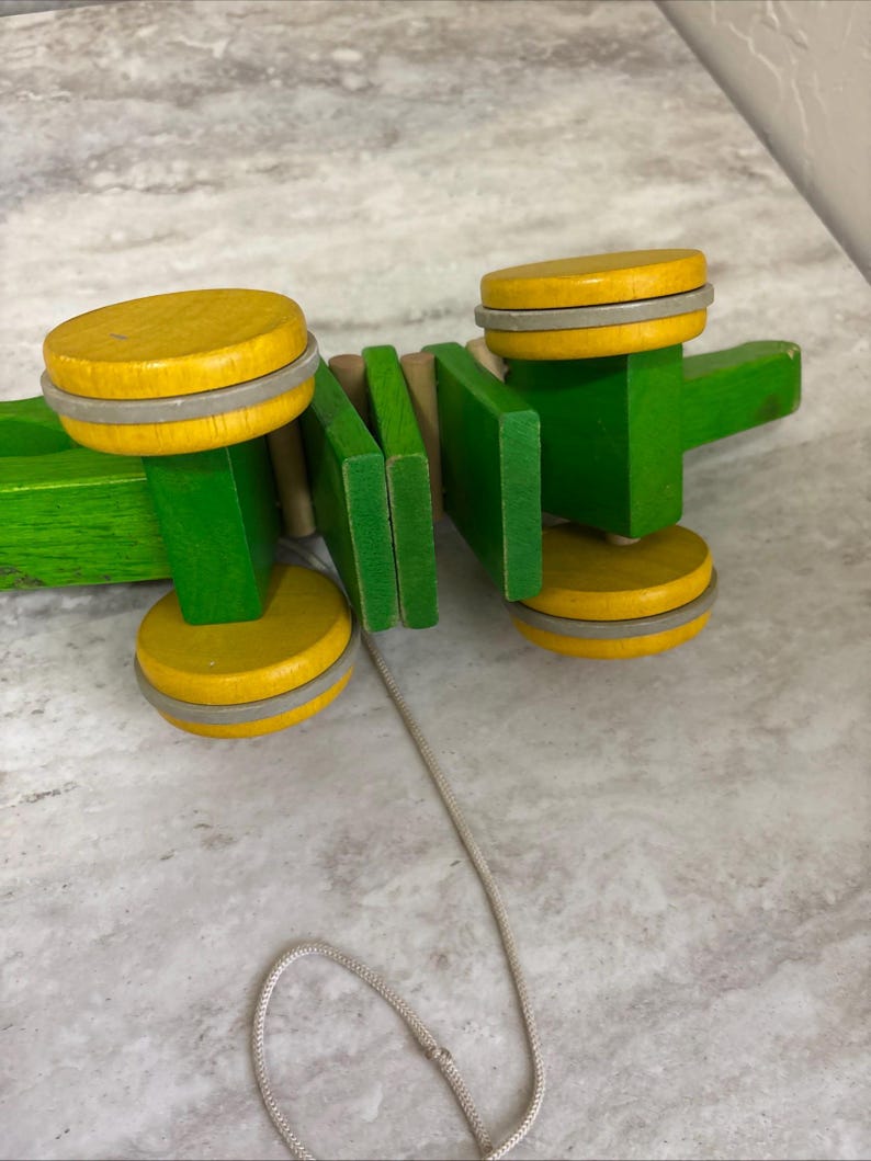 Vintage Green Dancing ALLIGATOR CROCODILE Wood Pull Toy - Etsy