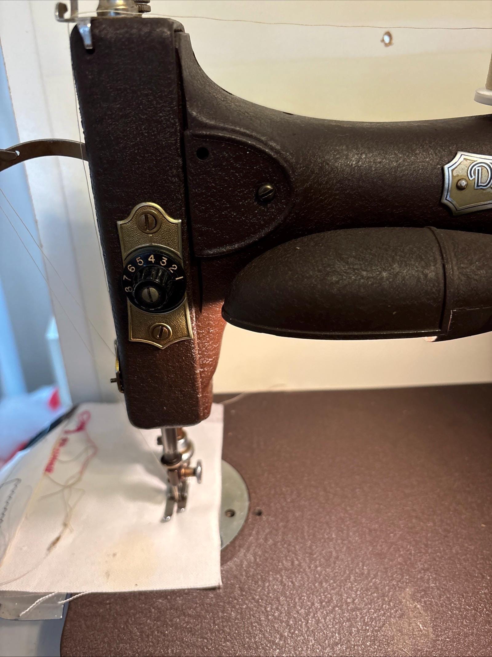 Vintage 1920’s Domestic Rotary Electric Sewing Machine 151 W/ Pedal ...