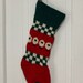 Sheep Christmas Stocking Knitting Pattern- Farmhouse, Folk Art ...