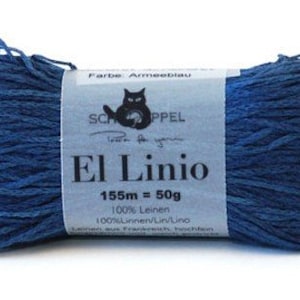 El Linio Yarn by Schoppel-wolle- 100% Linen- Dk Weight- 164 Yds/ Ball ...