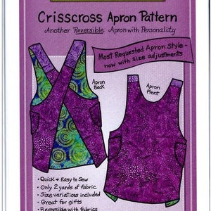Mary's Productions Mary Mulari Crisscross Apron Pattern, Original ...