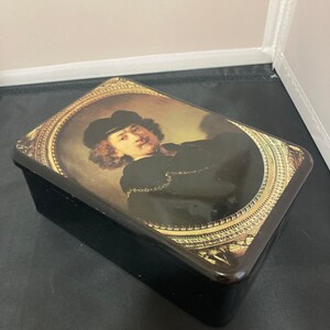Massilly France Collectible Vintage Hinged Tin- Very Rare! Rembrandt - Etsy