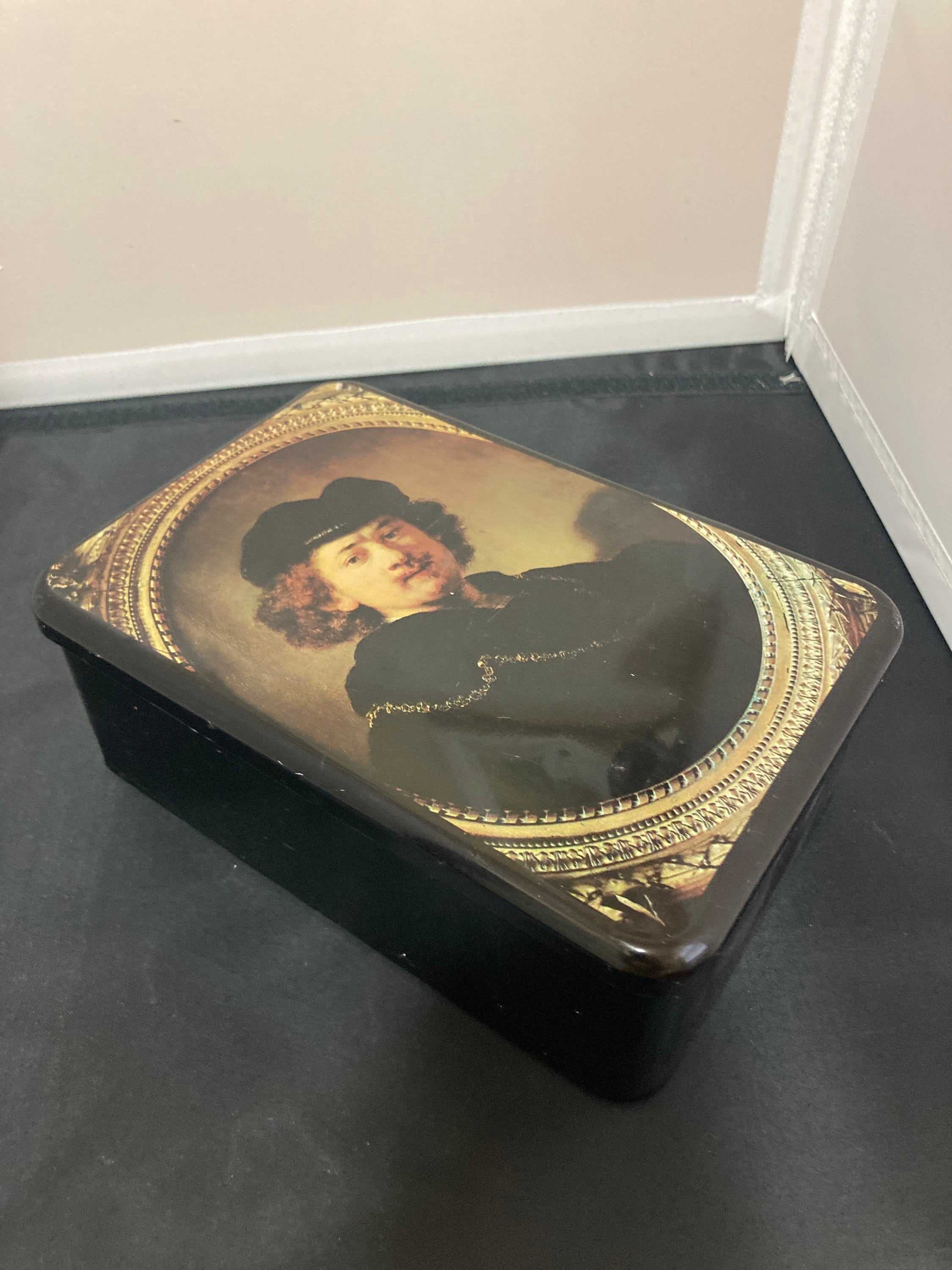 Massilly France Collectible Vintage Hinged Tin- Very Rare! Rembrandt - Etsy