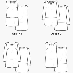 Uniform Tunic Sewing Pattern Size 14-30 by Grainline Studio SEWING ...