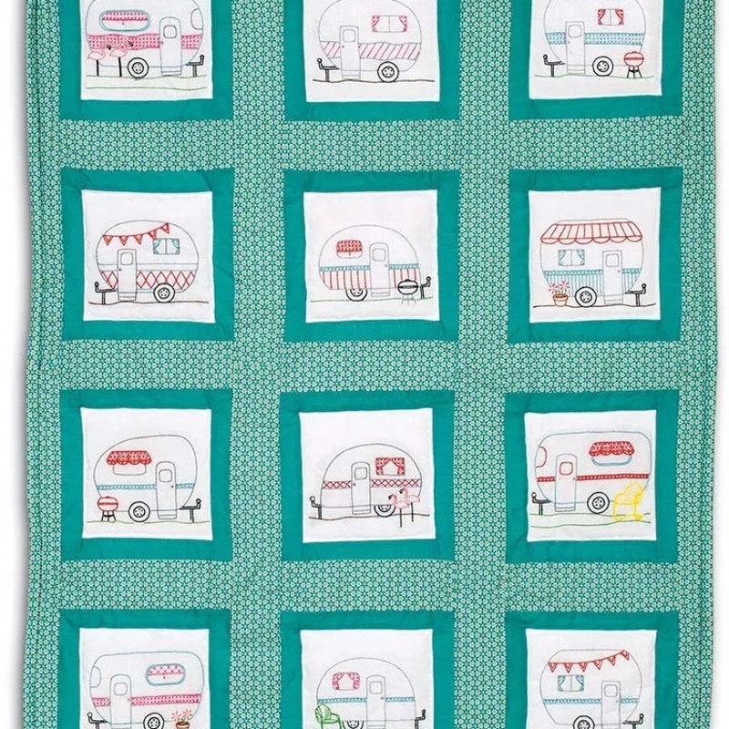 Camper Quilt Pattern - Etsy