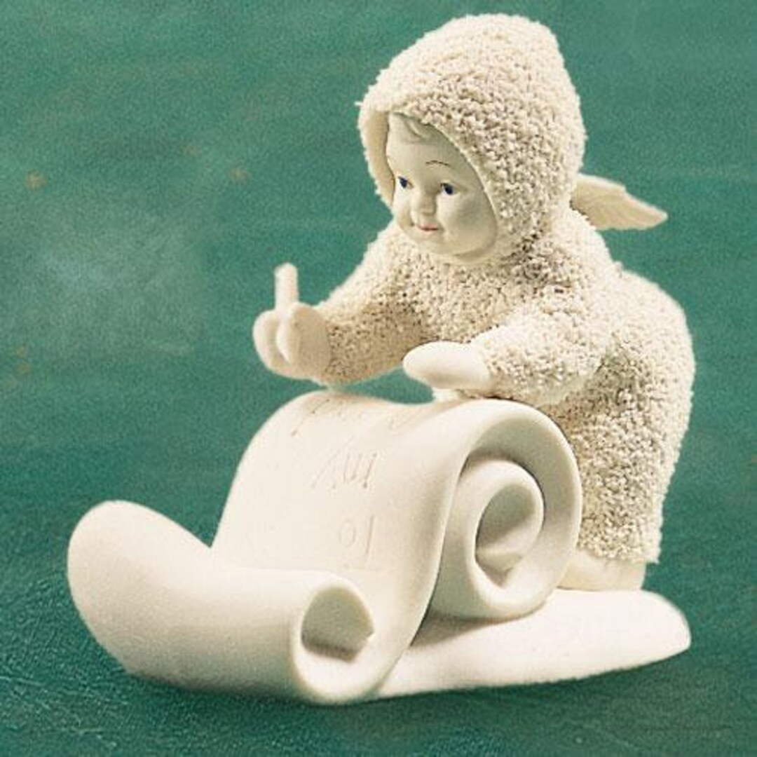 Department 56 Snowbabies "to My Friend" 68917 Winter Vintage W/ Box ...