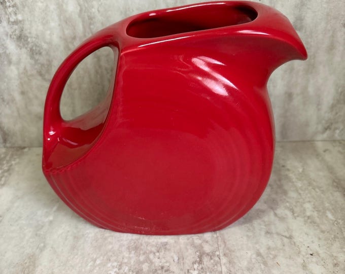 Vintage Homer Laughlin Fiesta Fiestaware Beverage Scarlet Red ...