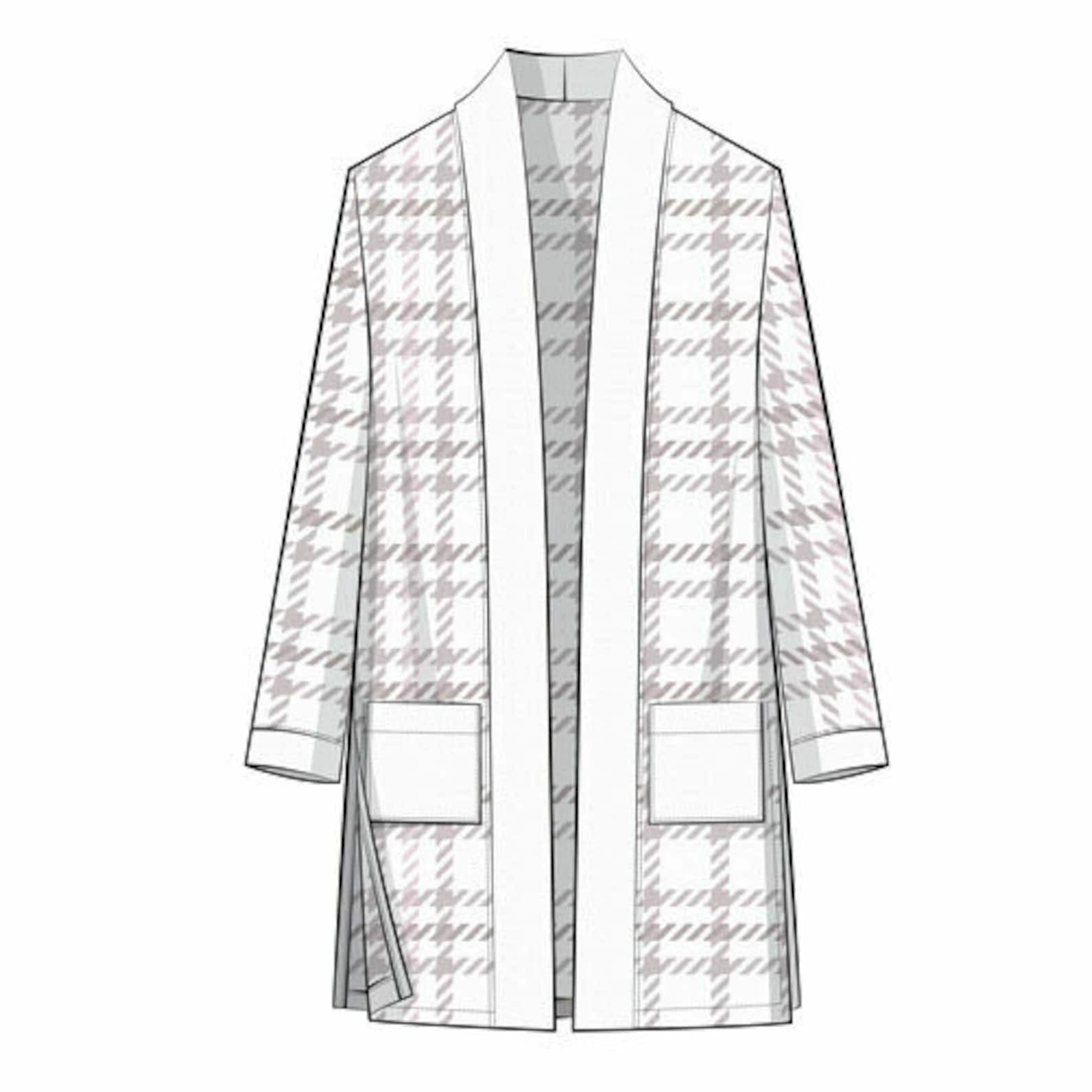 Ikina Two Jacket Sewing Pattern by the Sewing Workshop, Includes Sizes ...