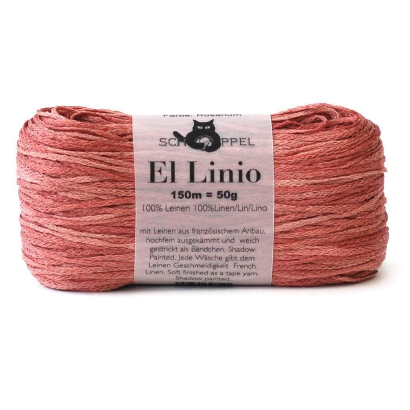 El Linio Yarn by Schoppel-wolle- 100% Linen- Dk Weight- 164 Yds/ Ball ...
