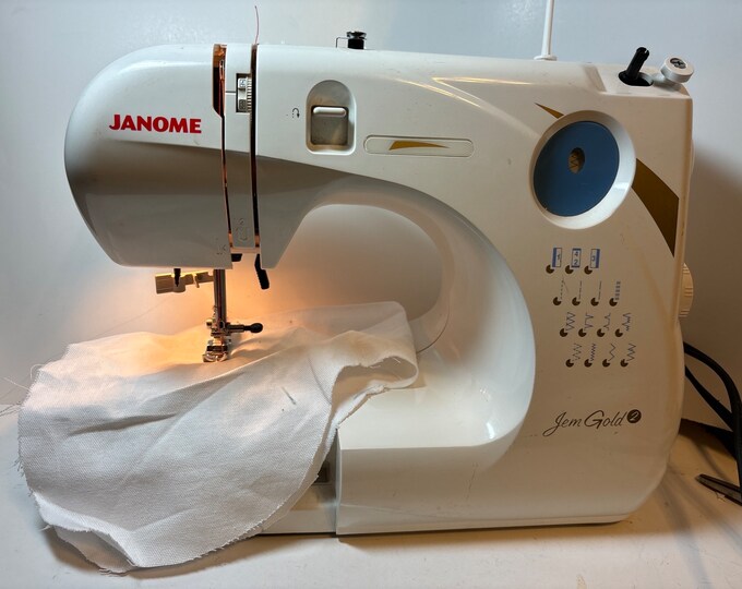 Janome Jem Gold 2 Model 661 Sewing Machine W/ Extras- Tested, Compact ...