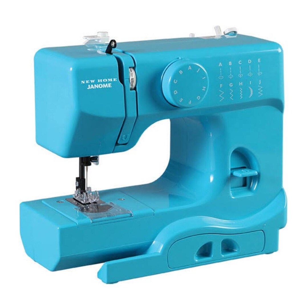 Janome New Home Compact Mini - Rare Turbo Teal Color Model 525B Sewing ...