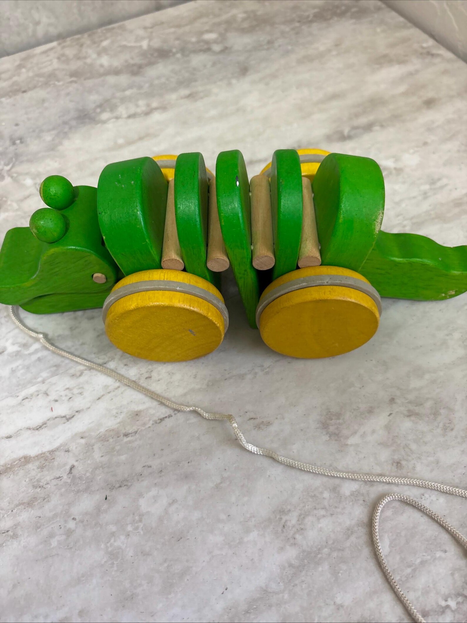 Vintage Green Dancing ALLIGATOR CROCODILE Wood Pull Toy - Etsy