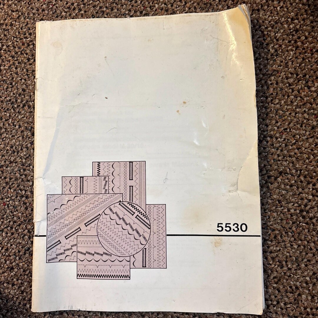 Vintage Singer 5530 Sewing Machine USER INSTRUCTION MANUAL Guide - Etsy